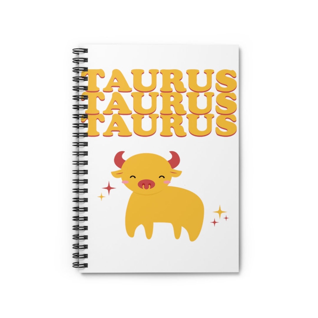 Taurus Notebook Zodiac Sign Taurus Taurus Season Taurus - Etsy