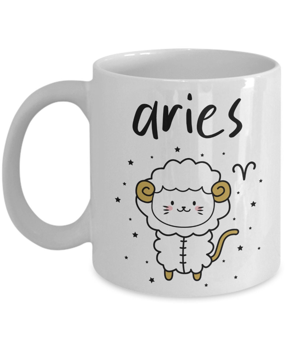Custom Aries Mug, Gift for Aries, Personalized Astrology Mug, Custom ...