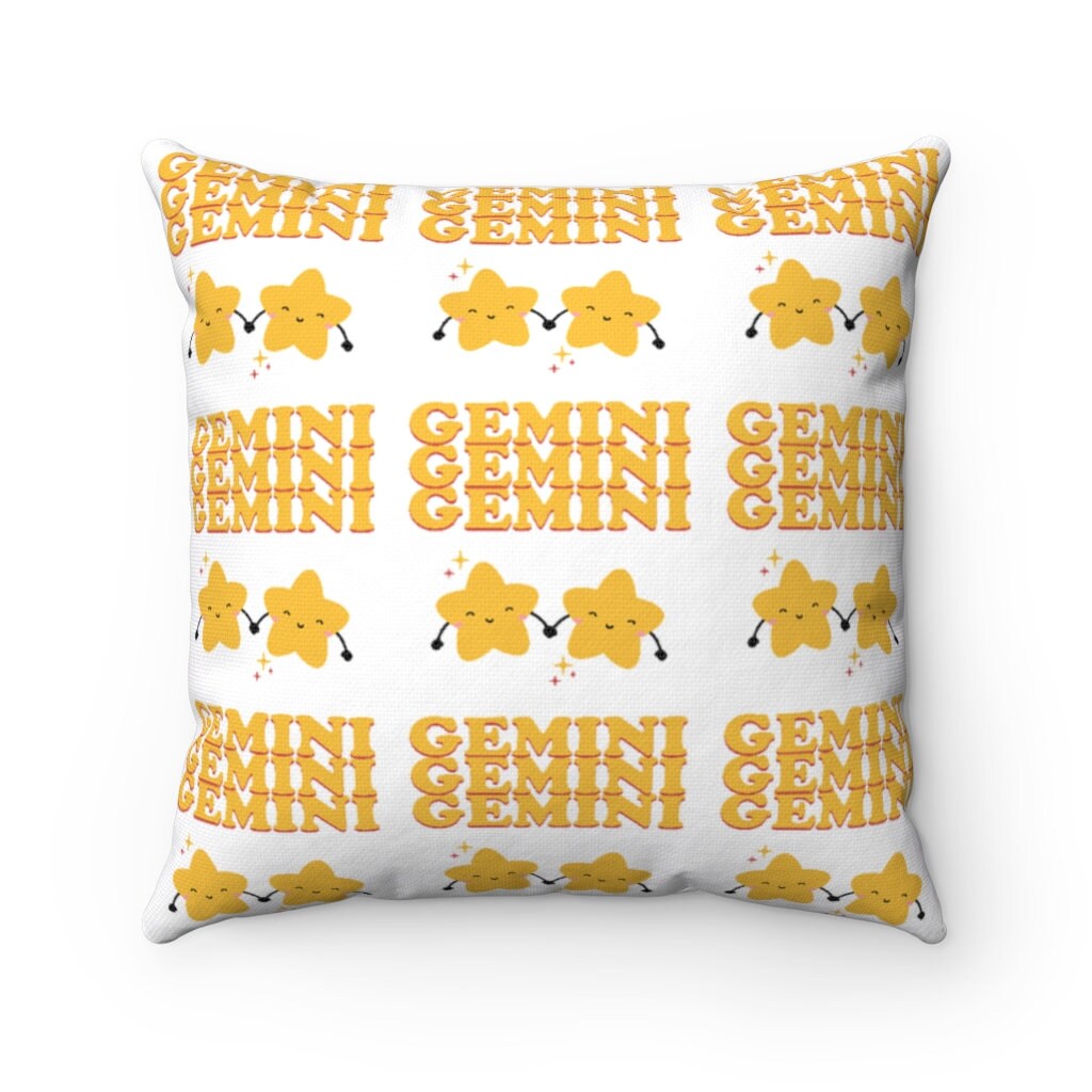 Gemini Pillow Astrology Throw Pillow Gemini Throw Pillow Astrology ...
