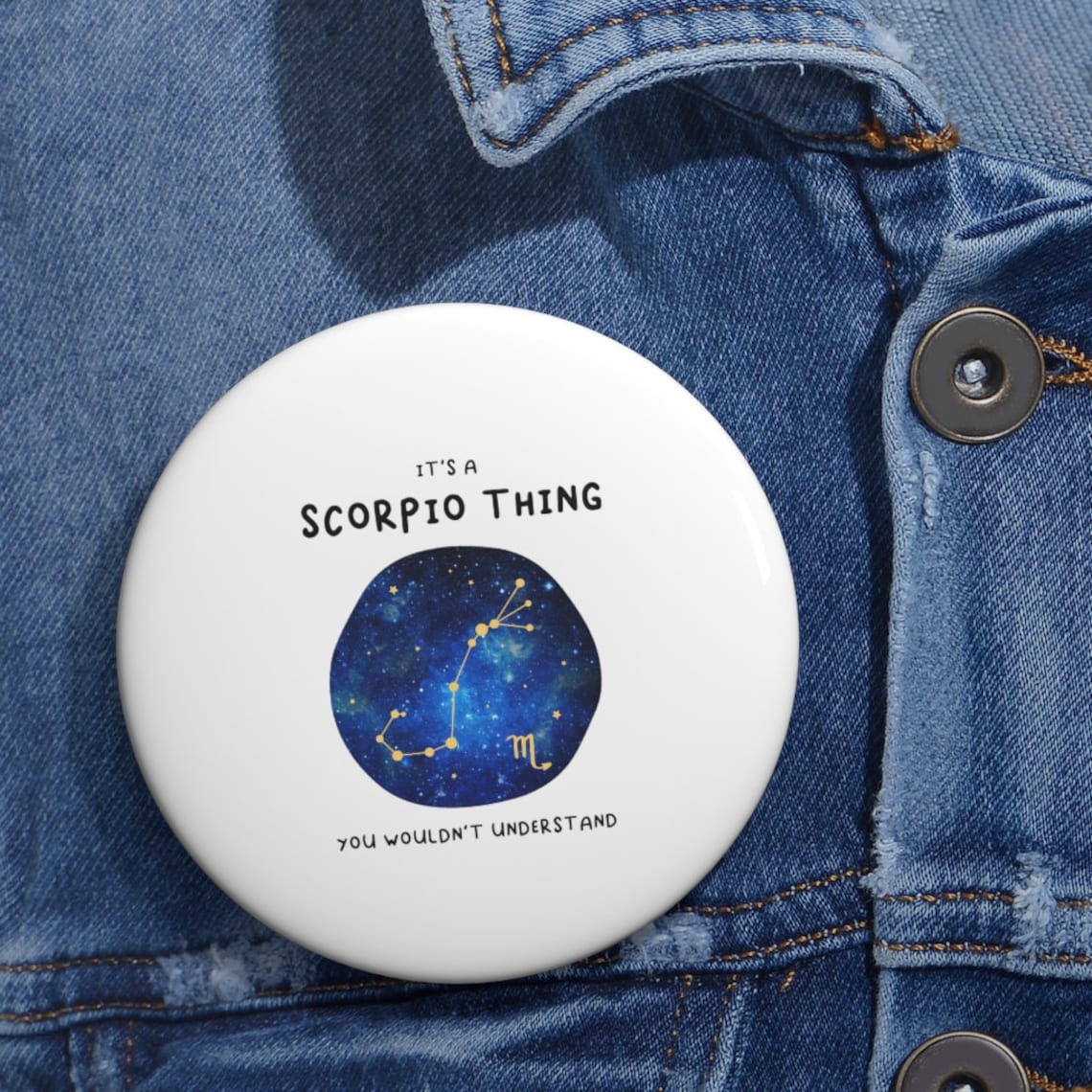 Scorpio Pin Scorpio Gift Idea Scorpio Gifts Zodiac Sign - Etsy
