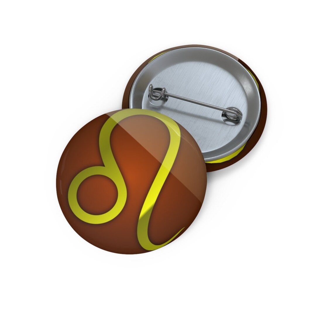 Leo Pin, Astrology Button, Lapel Pin, Hat Pin, Enamel Pins, Leo Button ...