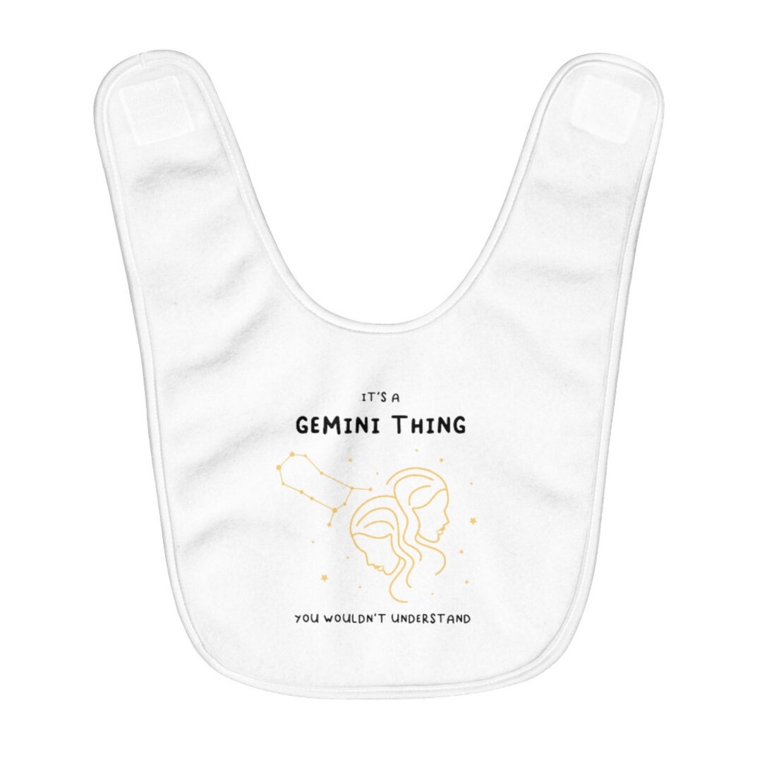 Gemini Baby, Gemini Bib, Gemini Gifts for Babies, Gemini Baby Bib ...