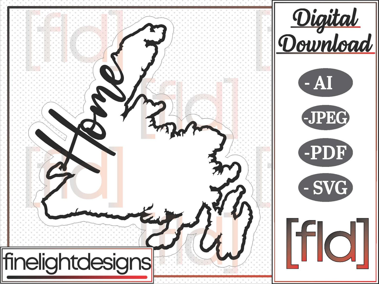 Home Province Newfoundland DIGITAL FILES | Etsy