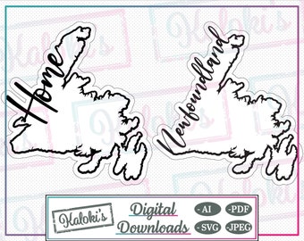 Newfoundland NFLD SVG - Etsy Canada