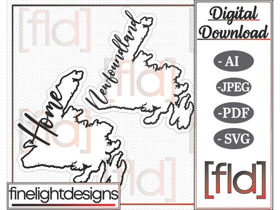Home Province Newfoundland DIGITAL FILES | Etsy