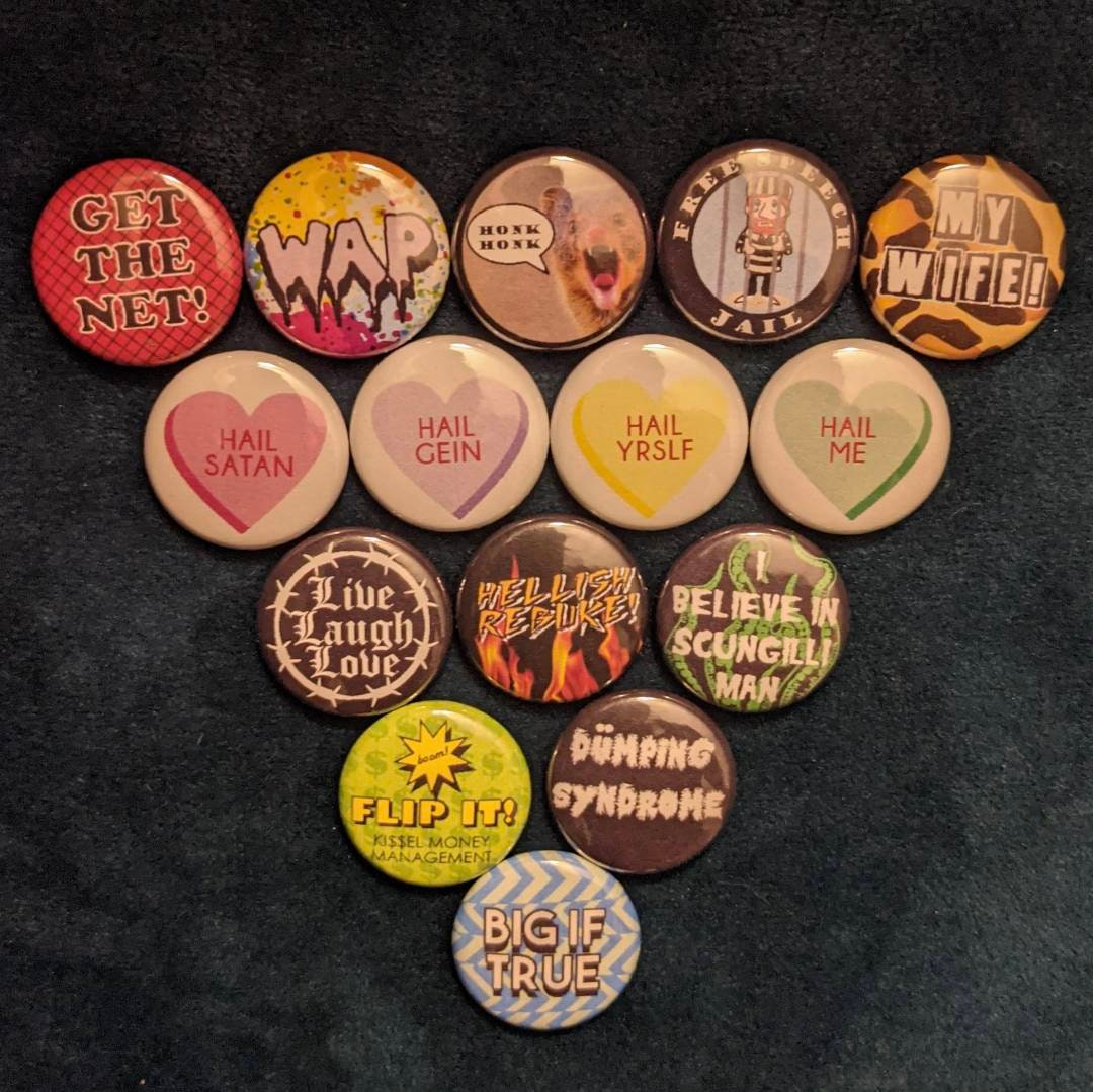 Last Podcast on the Left Buttons - Set 6 - Etsy