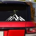 Mountain Range Decal Truck Sticker off Road SUV Nature Hiking Snowboard ...