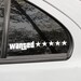 GTA Wanted Decal Five Stars Sticker Five Stars Wanted Level Bumper ...