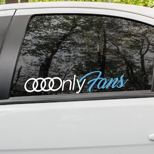 Audi Fans Car Decal | Audi Sticker | Onlyfans | Audi Emblem Logo | Onlyfans Sticker | JDM Decal ...