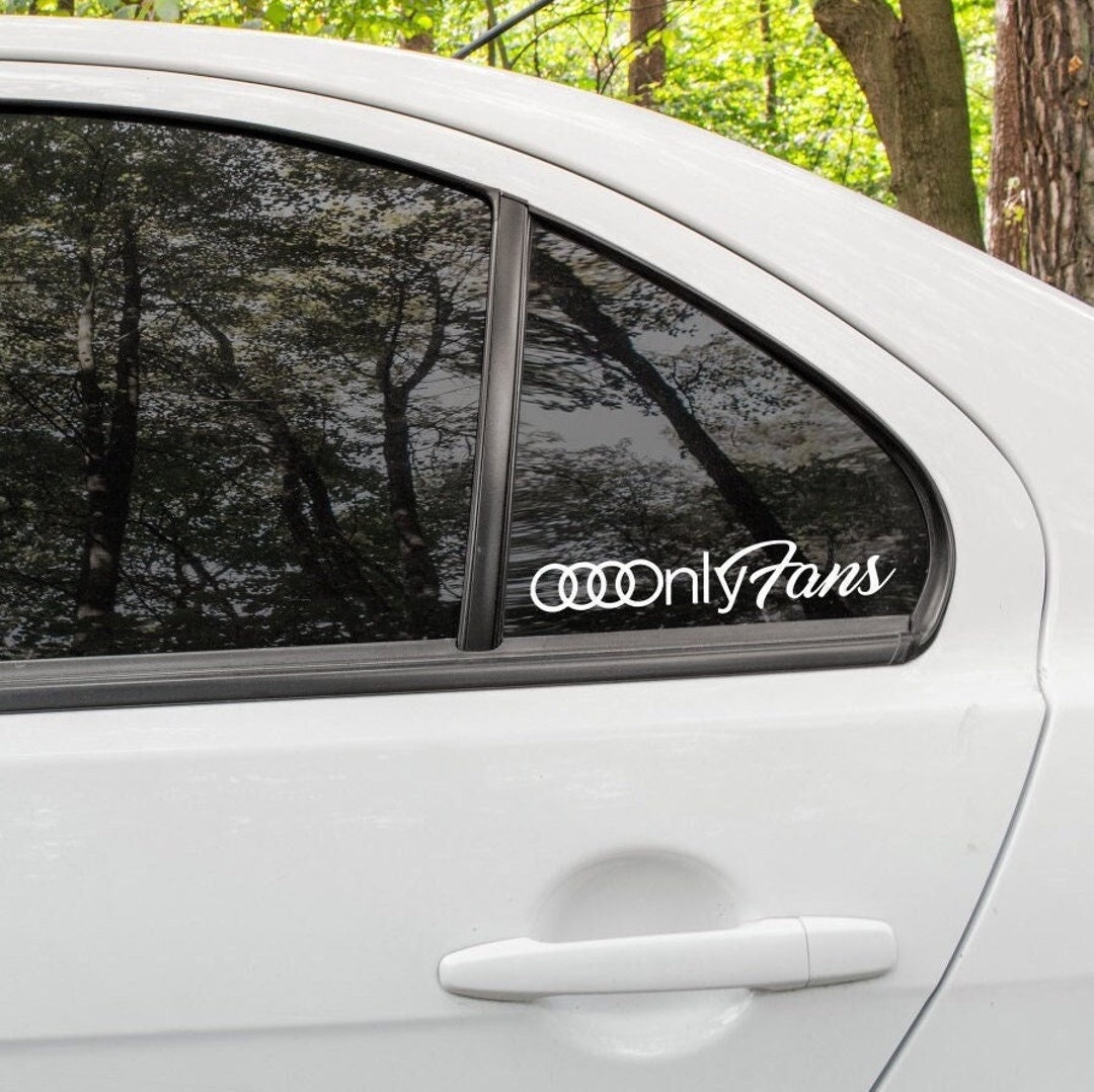 Audi Fans Car Decal | Audi Sticker | Onlyfans | Audi Emblem Logo | Onlyaudi | Bumper Sticker ...