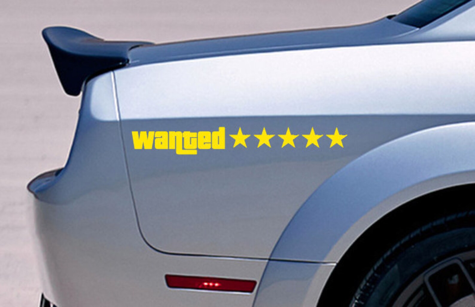 GTA Wanted Decal Five Stars Sticker Five Stars Wanted - Etsy