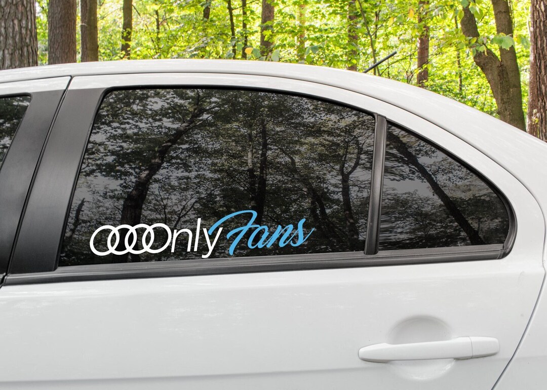 Audi Fans Car Decal | Audi Sticker | Onlyfans | Audi Emblem Logo ...