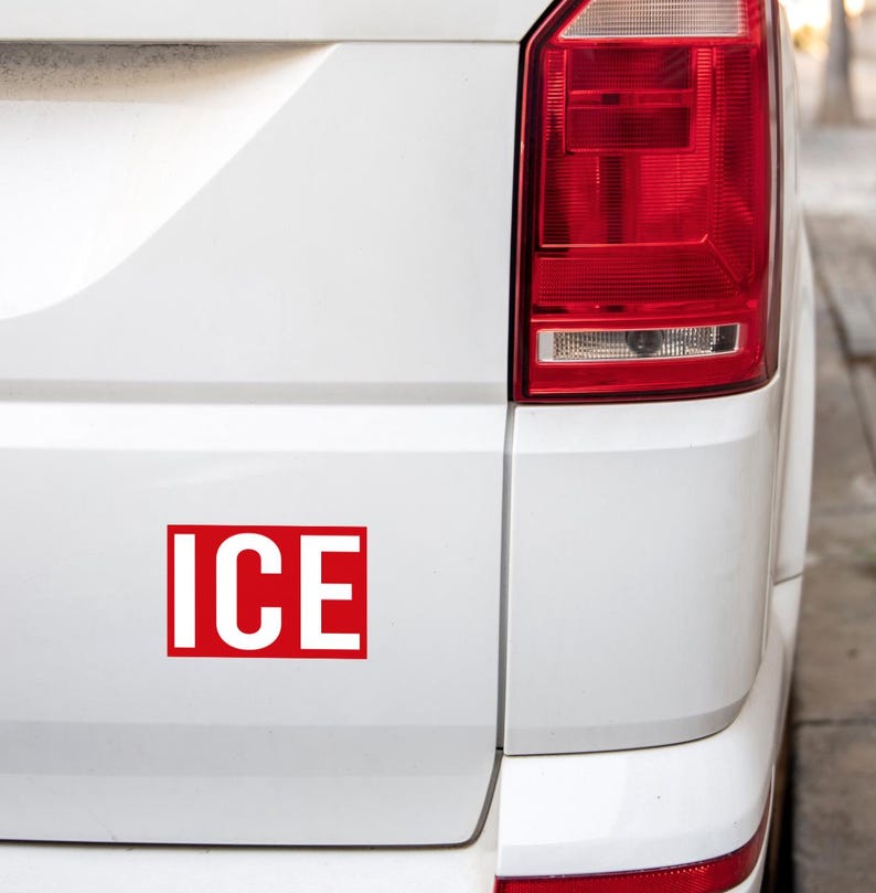 Stop ICE Sticker, No Kings, Hands Off, Women's Rights Sticker, Outdoor ...