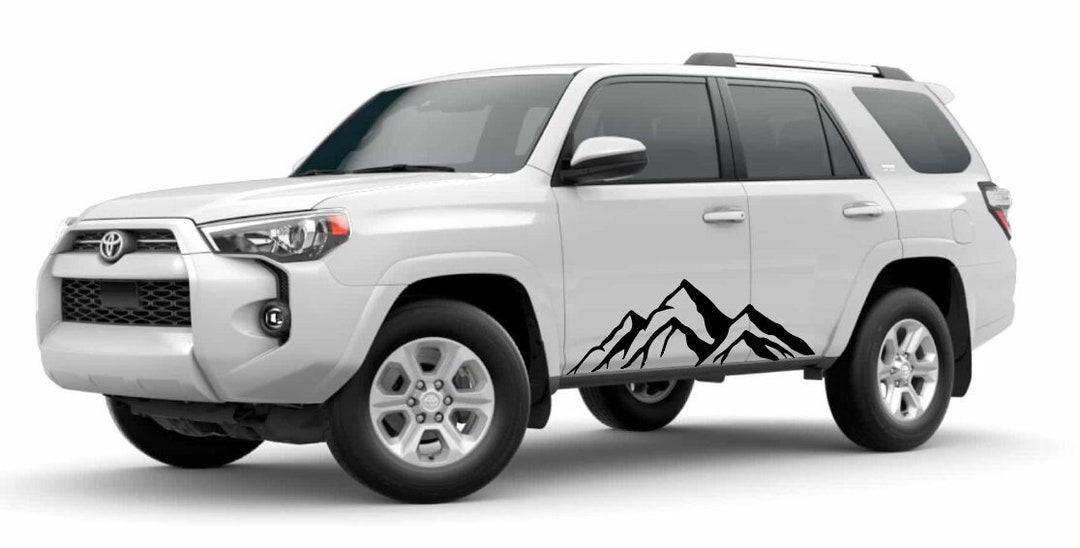 Mountain Range Decal Truck Sticker off Road SUV Nature Hiking Snowboard ...