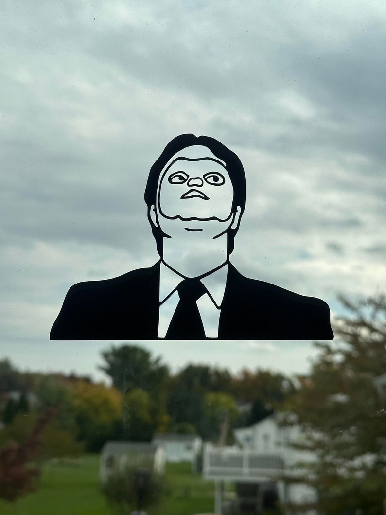 Dwight Cpr Face Decal | Dwight Cpr Sticker | - Etsy