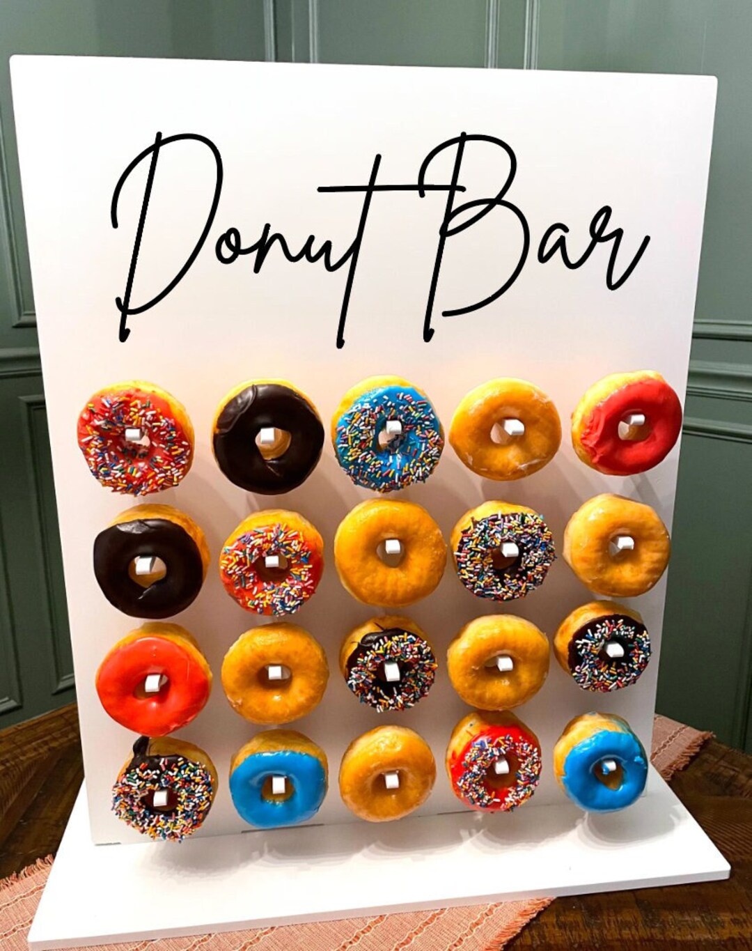 Donut Bar Decal Donut Wall Sticker Donut Bar Stand Celebration Sign ...