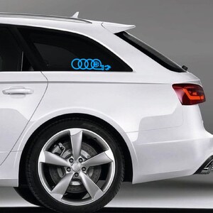 Turbo Audi Decal | Audi Emblem Logo | Vinyl Sticker | Laptop, Car ...