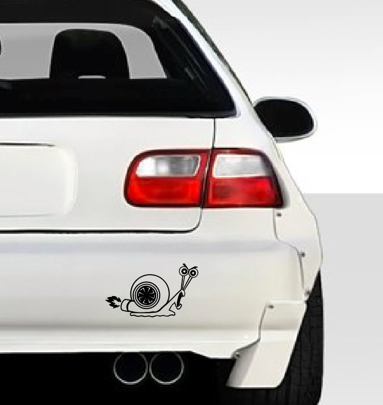 Turbo Snail Decal Vinyl Car Sticker Window Decal Bumper - Etsy