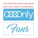 Audi Fans Car Decal | Audi Sticker | Onlyfans | Audi Emblem Logo | Onlyfans Sticker | JDM Decal ...