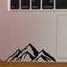 Mountain Range Decal Truck Sticker off Road SUV Nature Hiking Snowboard ...