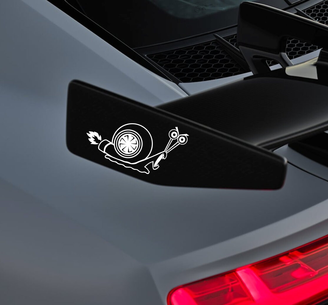 Turbo Snail Decal Vinyl Car Sticker Window Decal Bumper - Etsy