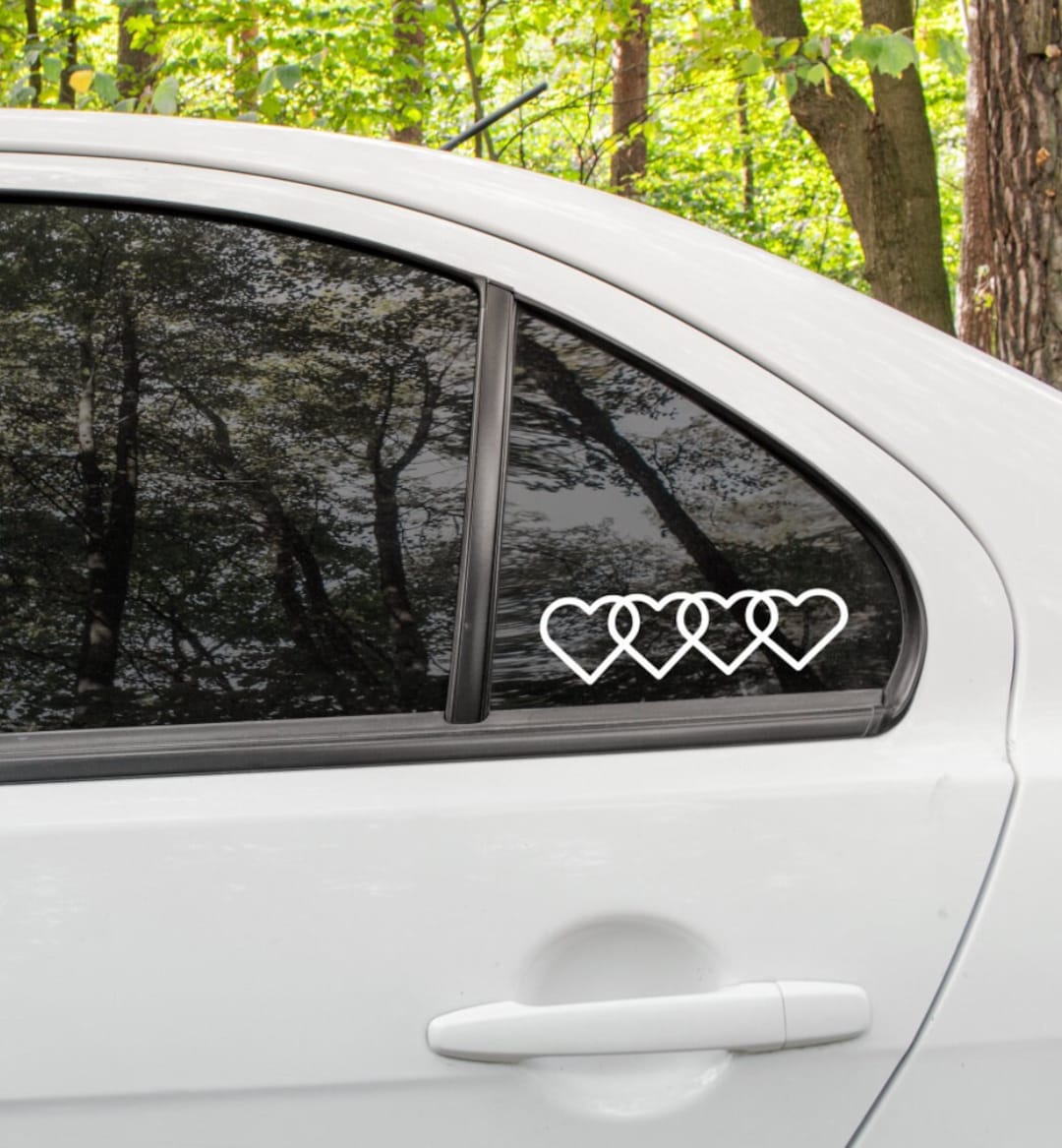 Audi Heart Rings Decal | Audi Hearts Sticker | Audi Emblem Logo ...