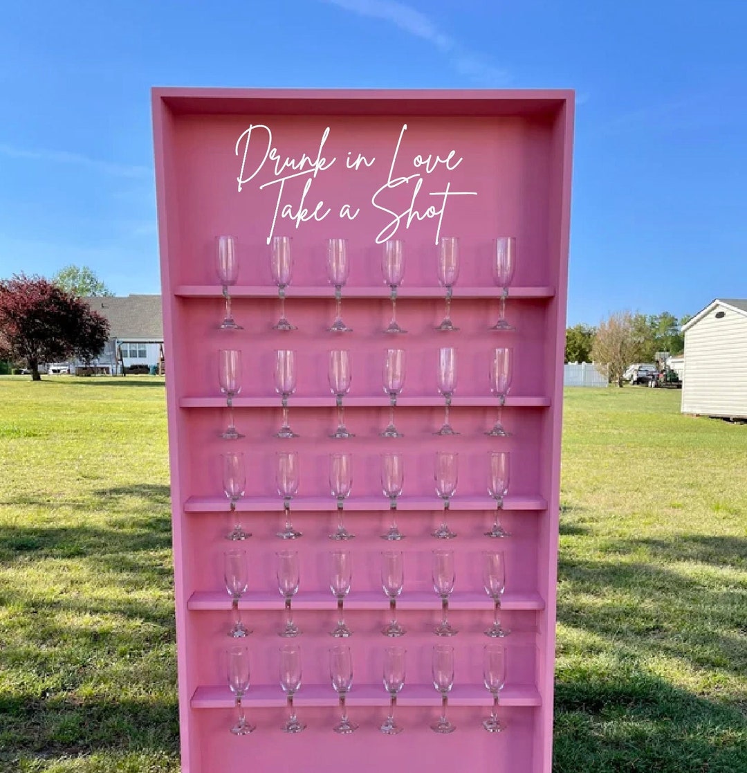 Drunk in Love Take A Shot | Champagne Wall Sticker | Wall Decal | Sign ...