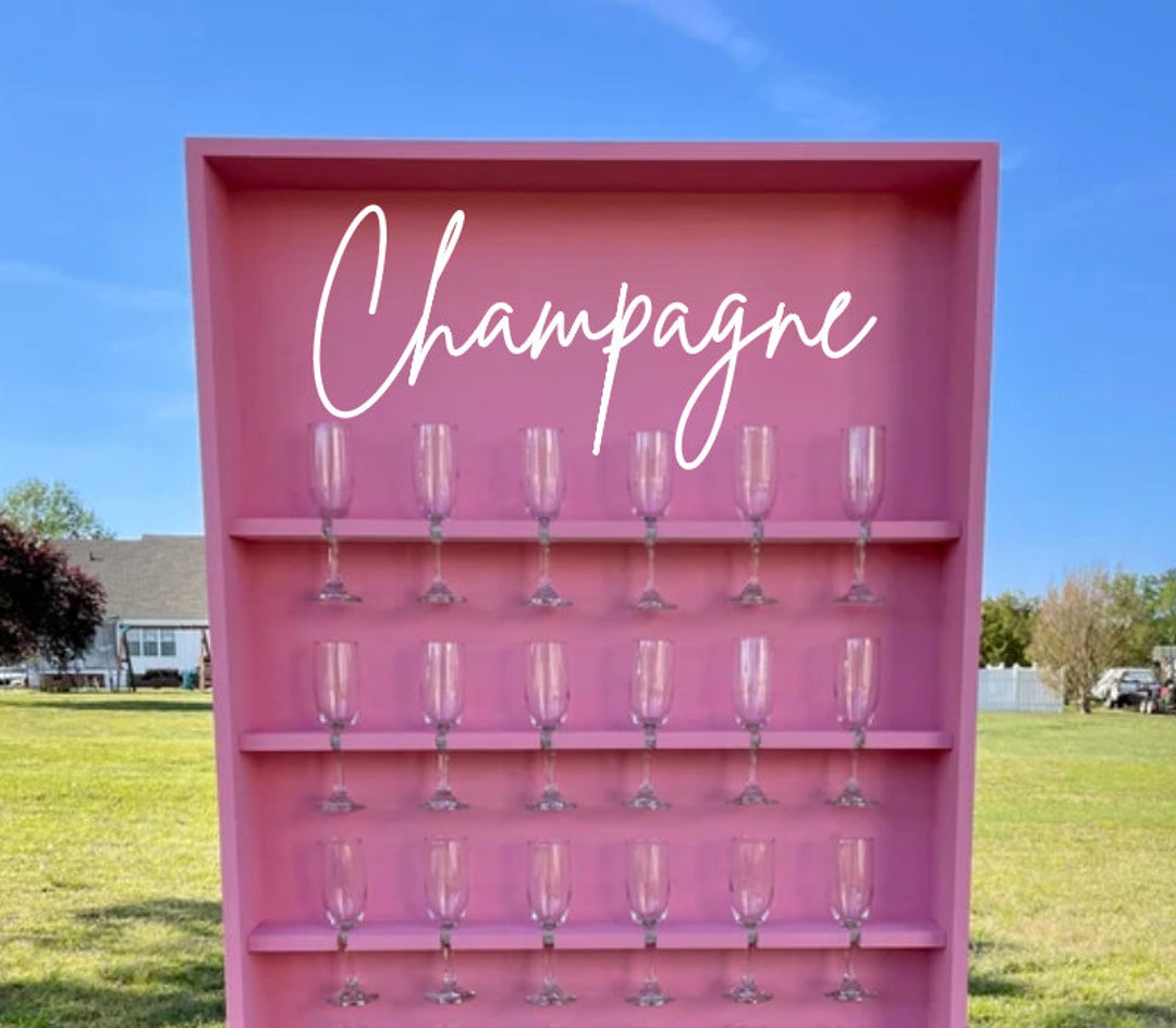 Champagne Decal | Champagne Sign | Celebration Wall Sticker | Event ...