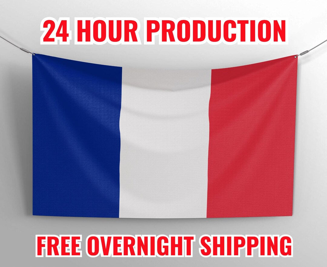 Flag of France Banner | France Banner | Premium Scrim Vinyl Banner ...