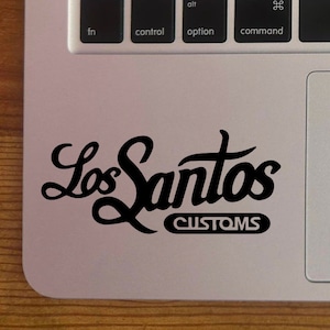 Los Santos Customs Decal Grand Theft Auto GTA Bumper Sticker Bennys ...