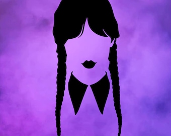 Wednesday Addams Vinyl Decal - Etsy