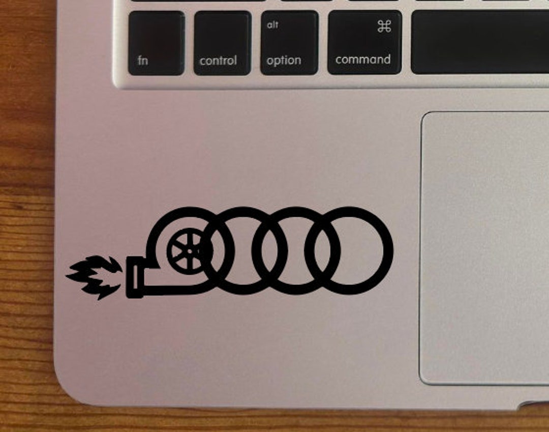 Turbo Audi Decal Audi Emblem Logo Vinyl Sticker - Etsy