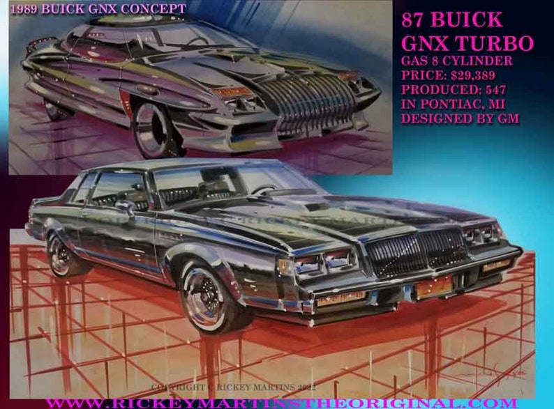 87 Buick GNX Turbo - Etsy
