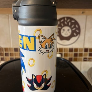Sonic Water Bottle - Etsy