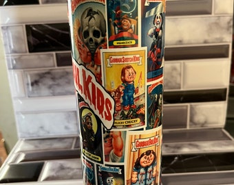 2 Tumbler Garbage Pail Kids Wraps - Etsy