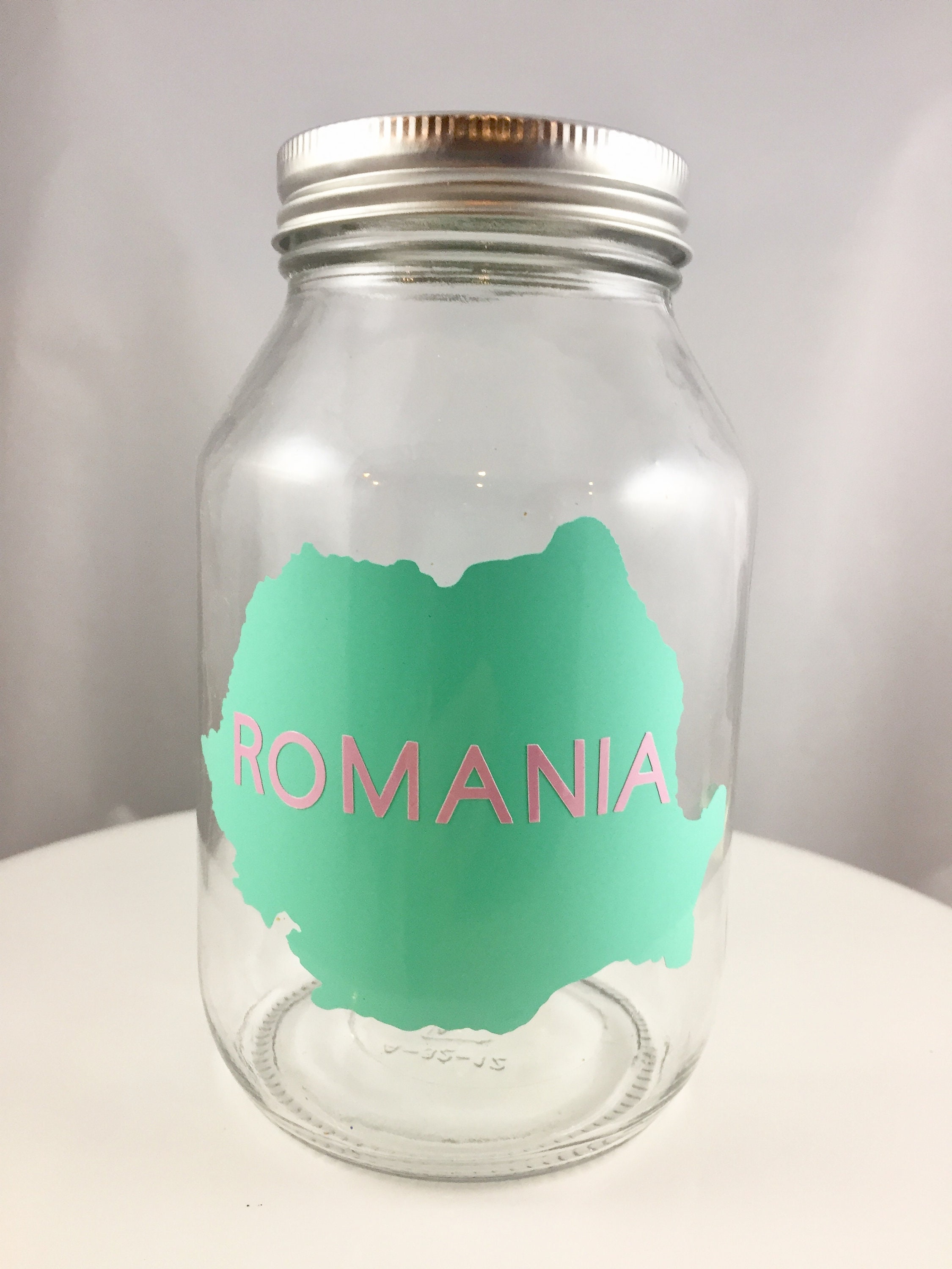 Romania Travel Jar - Etsy