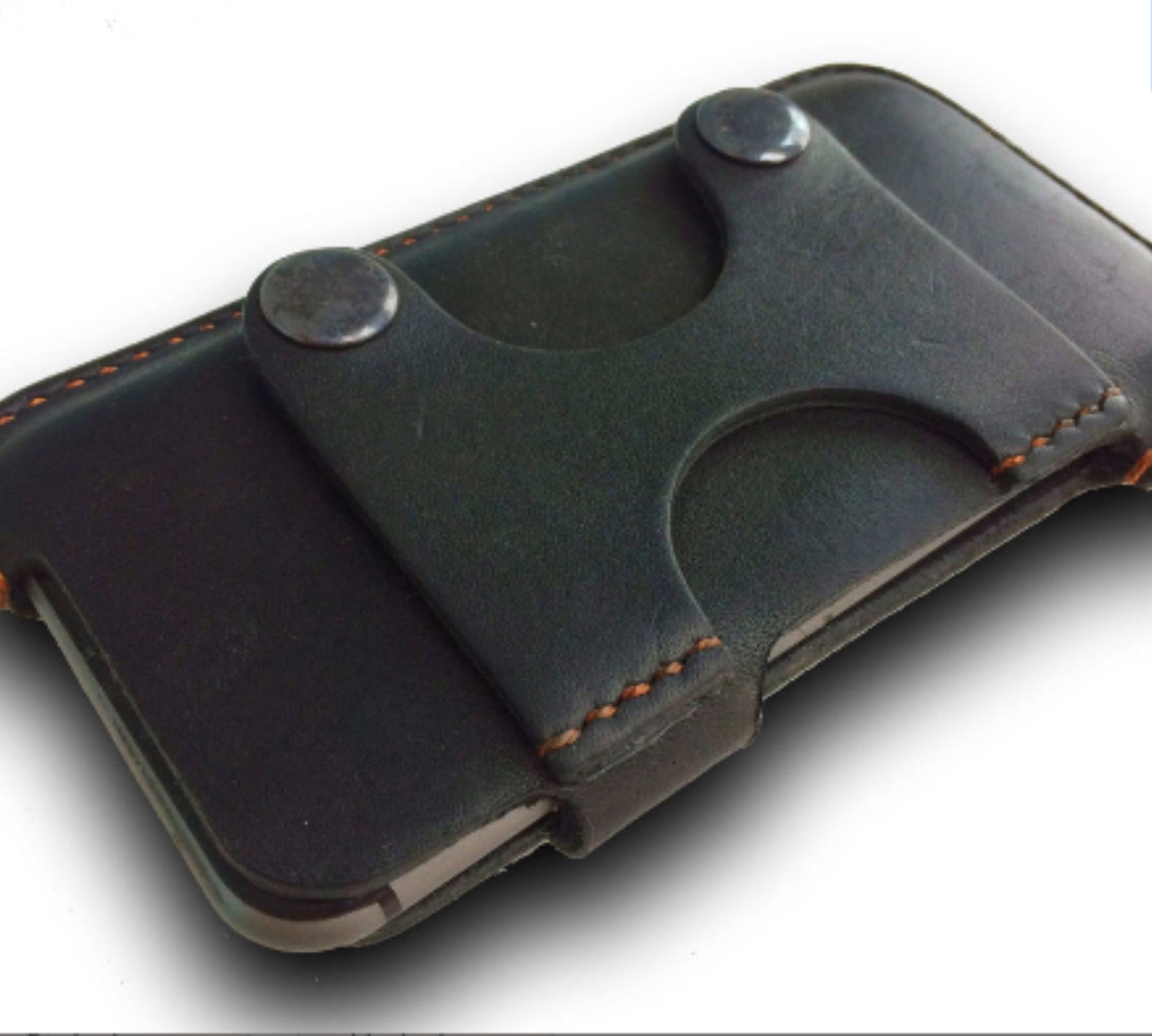 Case for iPhone made of genuine bison leather with a belt | Etsy