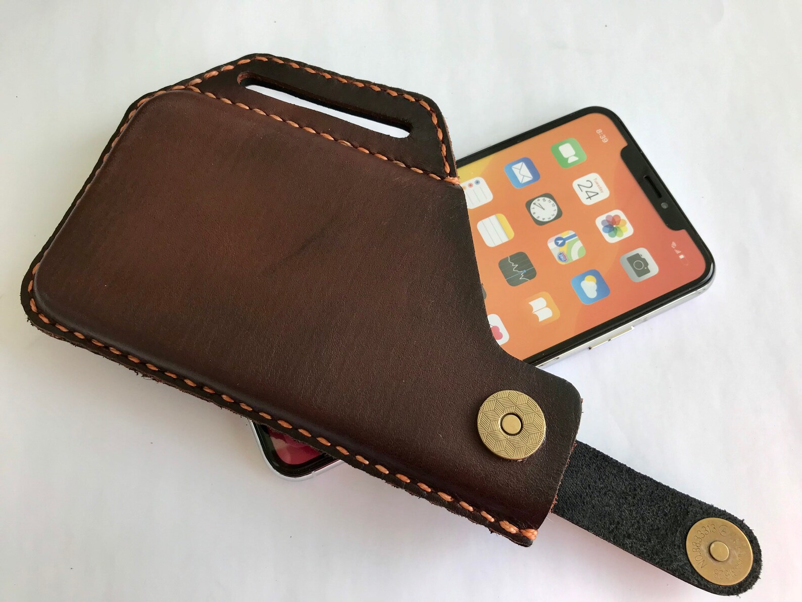 Custom Sized Cell Phone Holster With Magnetic Closure FREE - Etsy