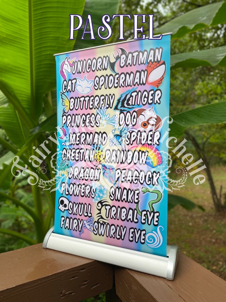 CUSTOMIZED Vinyl Word Board Portable Durable Retractable Tabletop ...