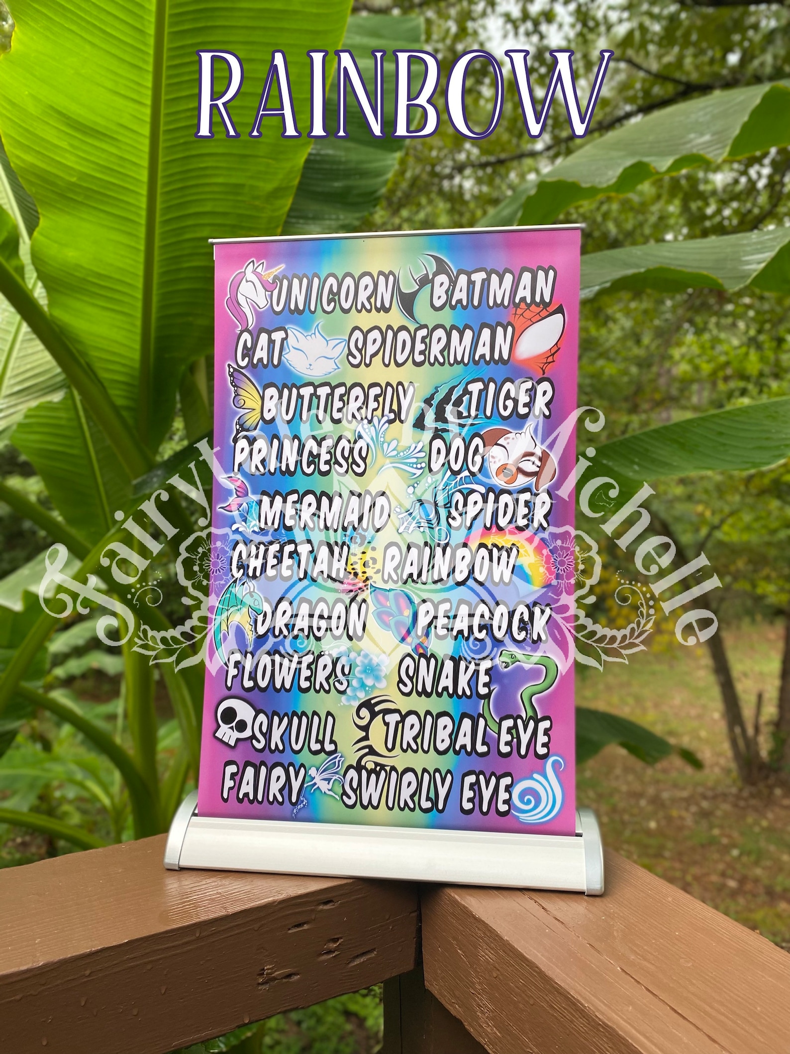 CUSTOMIZED Vinyl Word Board Portable Durable Retractable Tabletop ...