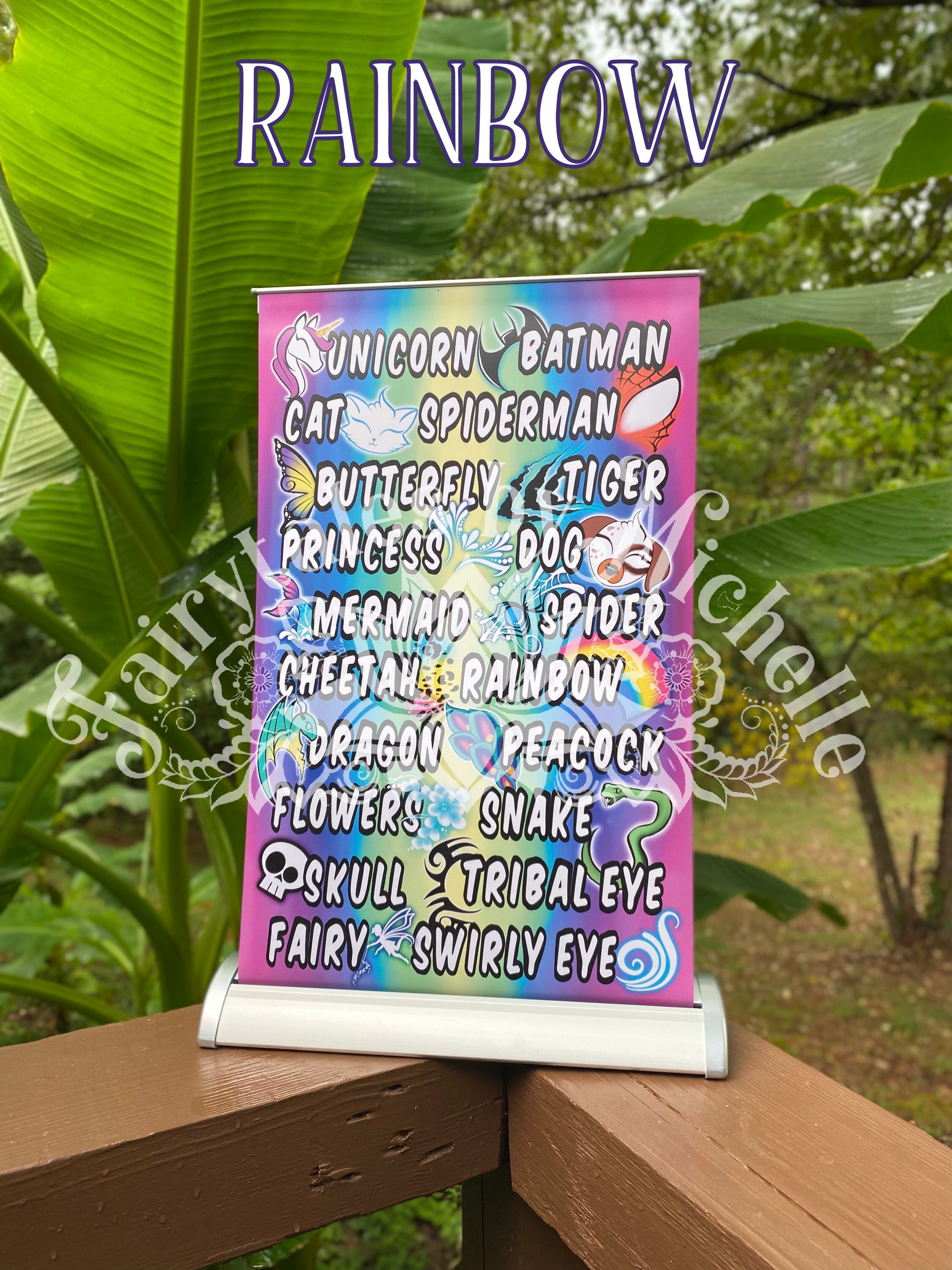 CUSTOMIZED Vinyl Word Board Portable Durable Retractable Tabletop ...