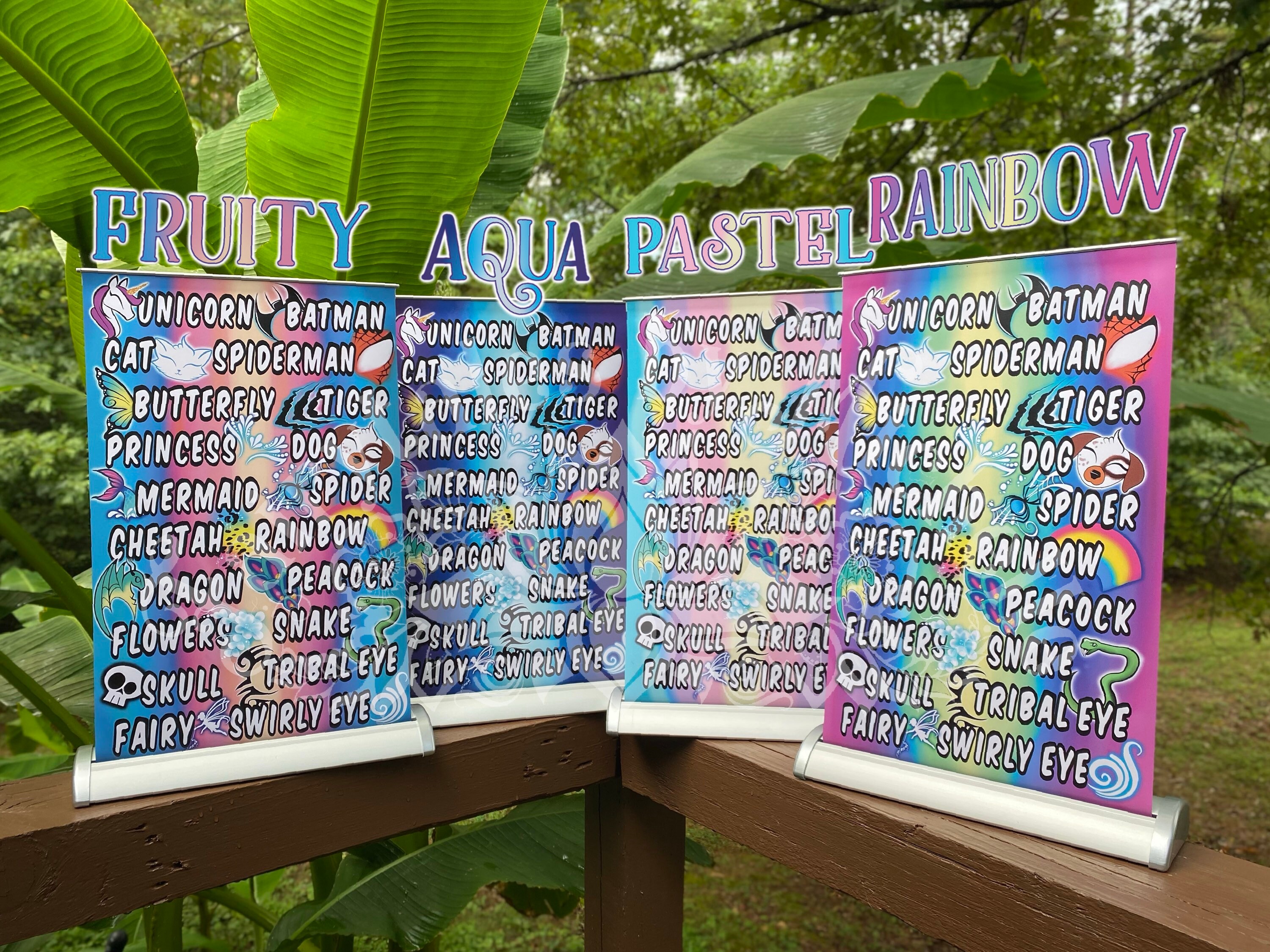 CUSTOMIZED Vinyl Word Board Portable Durable Retractable Tabletop ...