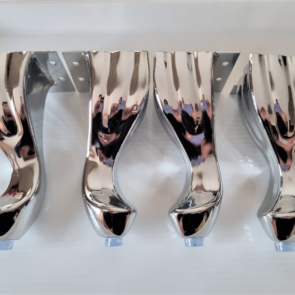 Chrome Table Legs - Etsy