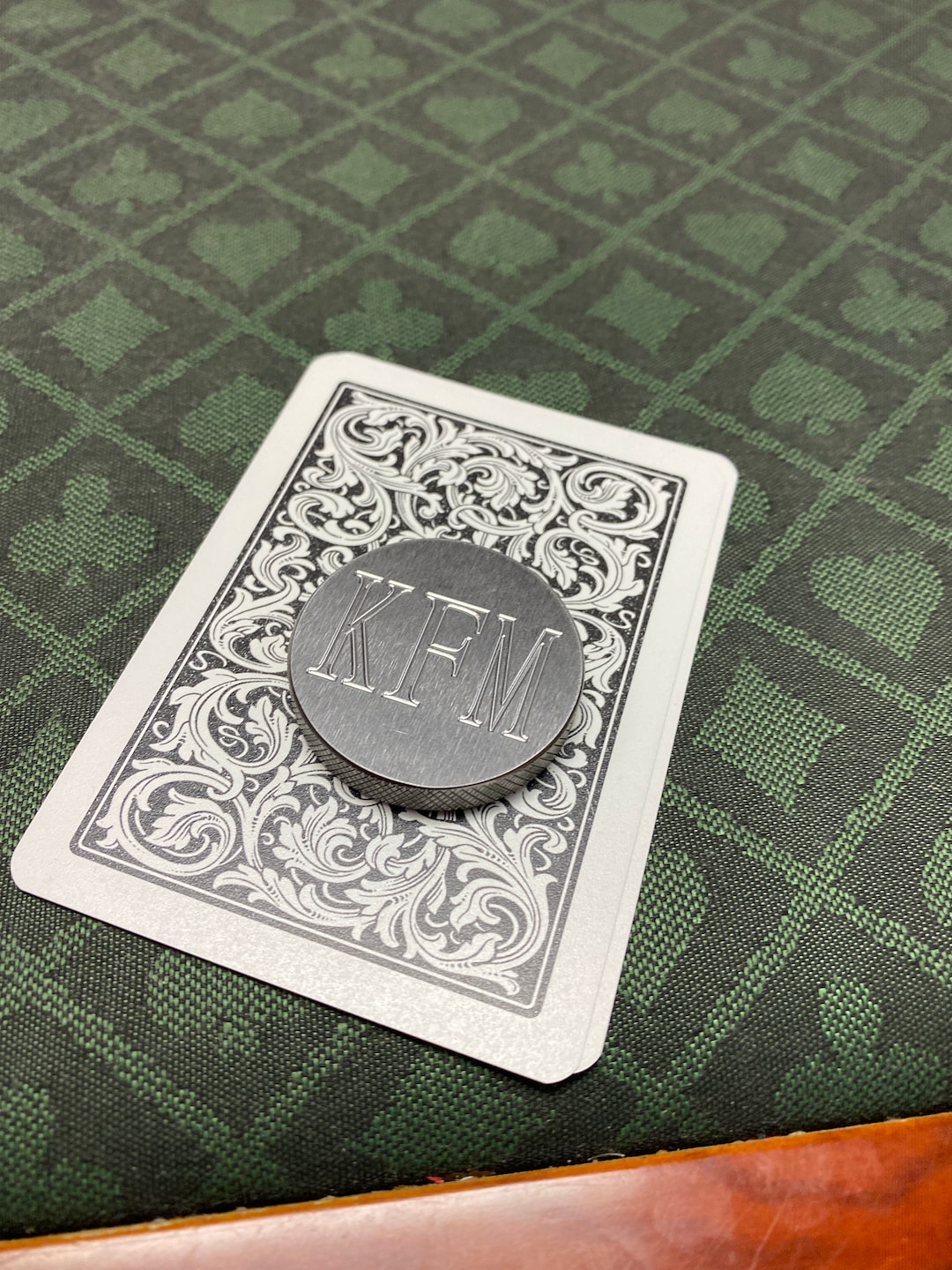 Personalized Stainless Steel Poker Card Protector - Etsy