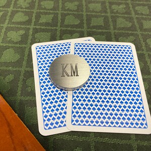 Poker Card Protector-personalized Stainless Steel Poker Card Marker ...