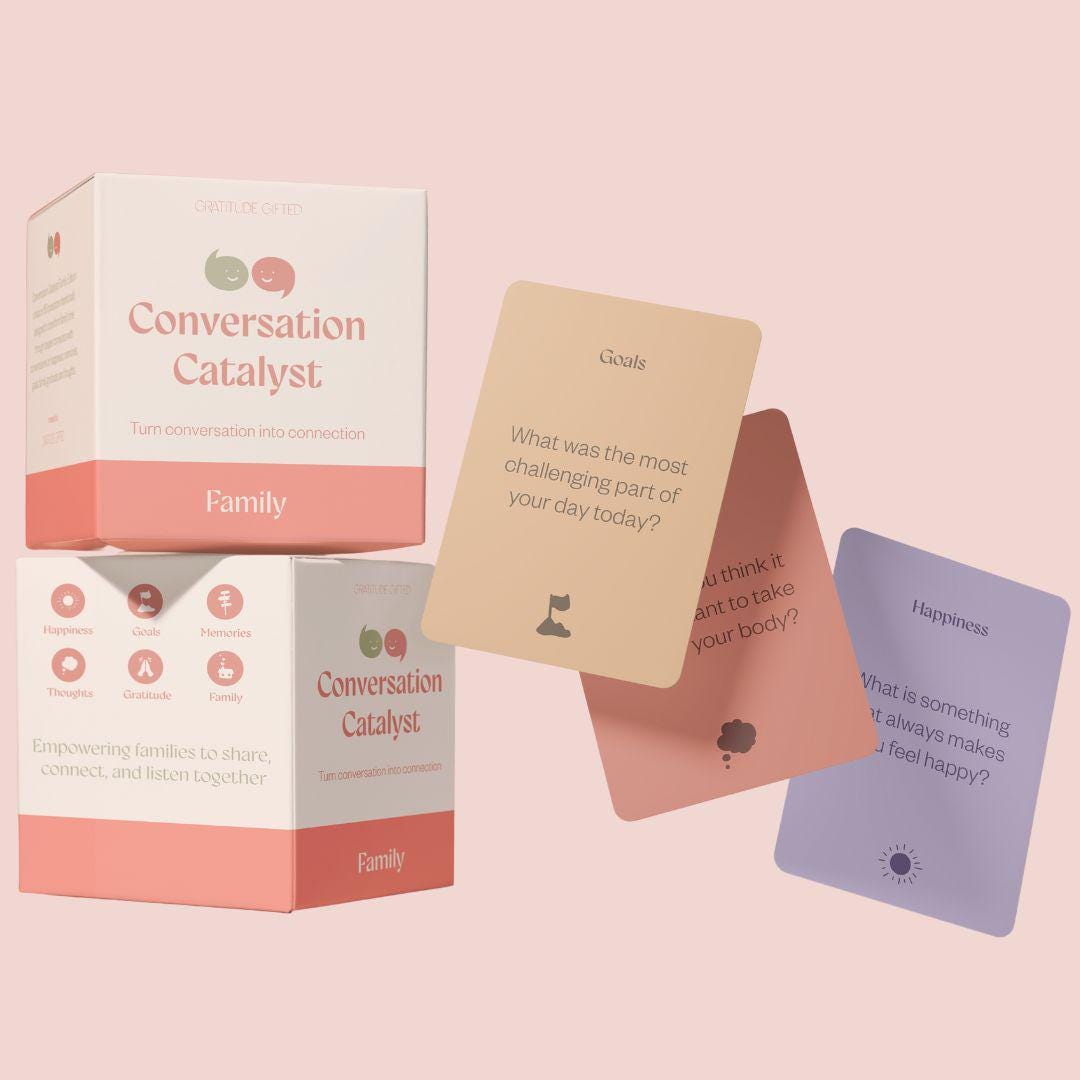 Family Card Games Conversation Cards for Family, Table Topics for Kids ...