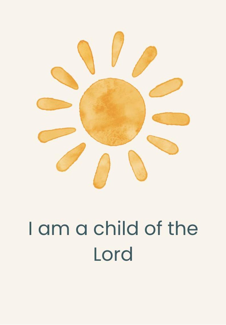 Christian Affirmation Cards for Kids: Bible Verse Printables (PDF ...