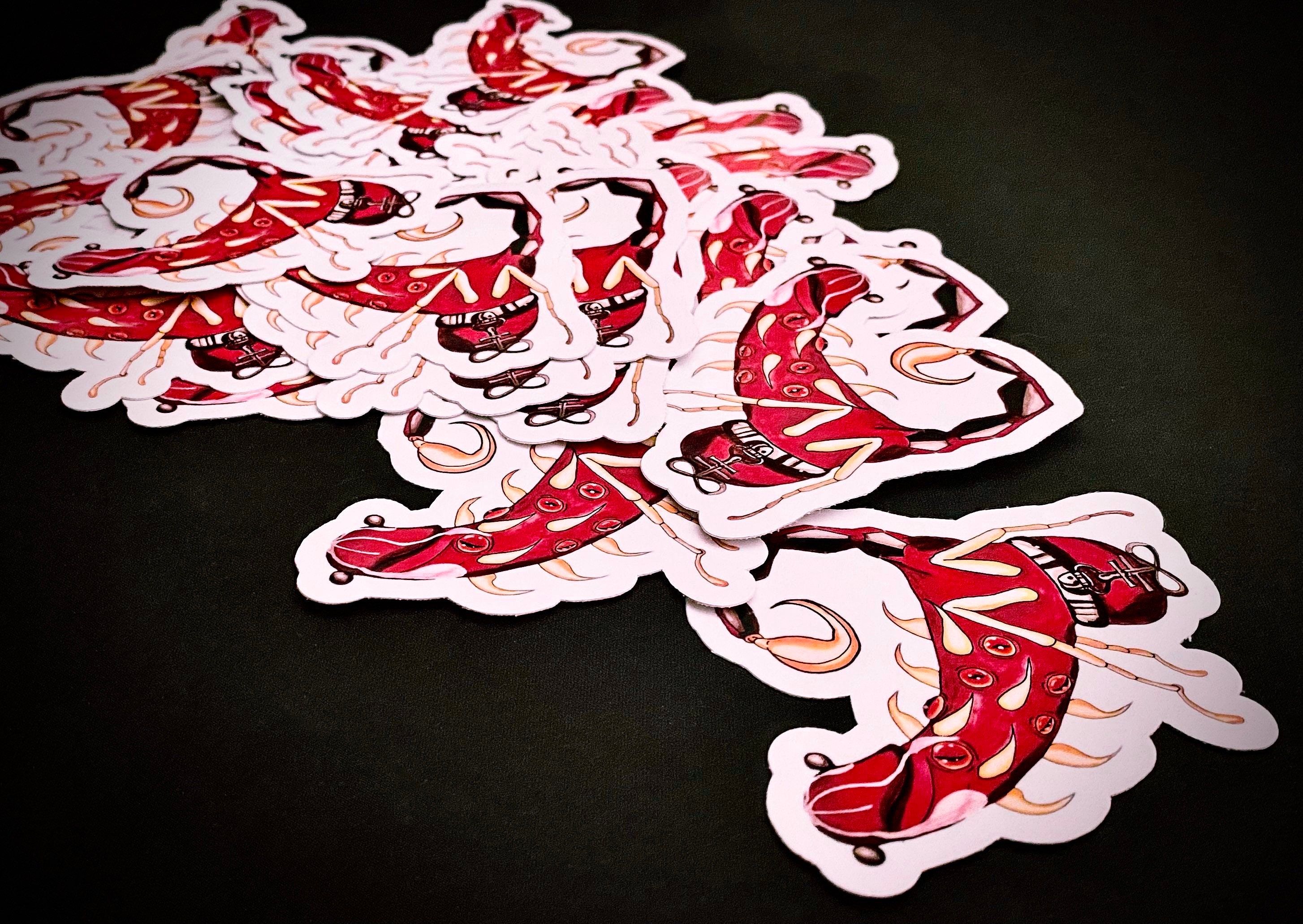 Battering Ram — Die Cut Stickers (monster Penis Body Horror Eldritch ...