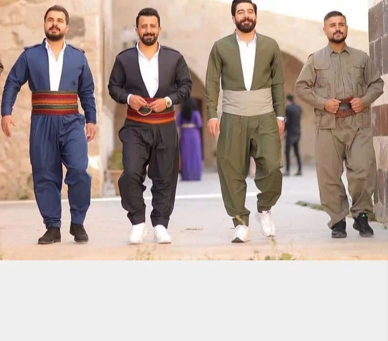 Kurdish Clothes Men, Kurdish Ethnic Suit, Kurdish Unisex Dress, Kurdish ...