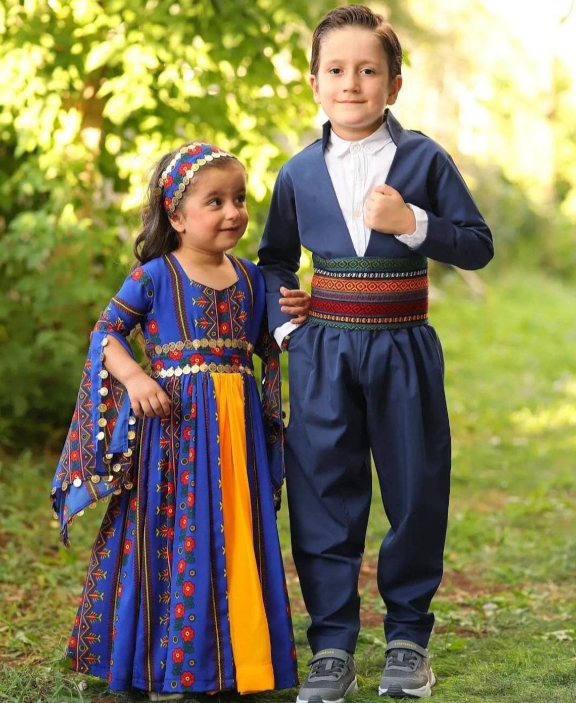 Kurdish Clothes Kids, Kurdish Ethnic Suit, Kurdish Unisex Dress ...